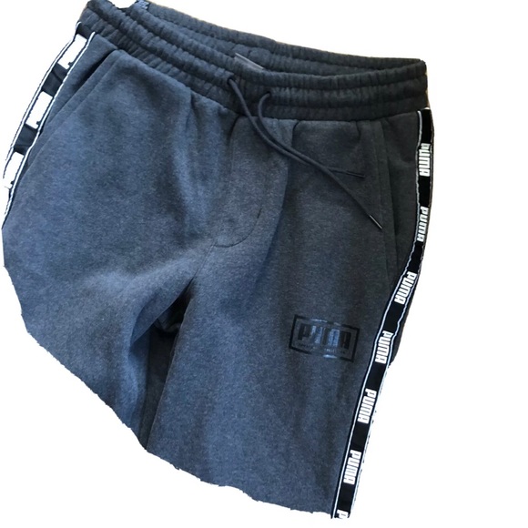 Puma | Pants | Puma Mens Joggers Gray Fleece Lined Size Large New ...